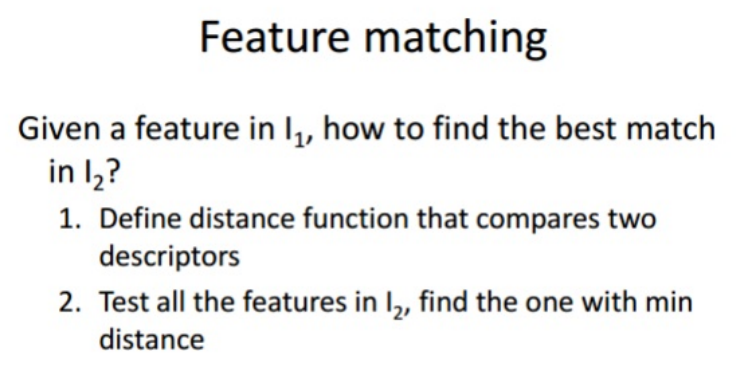 Feature Matching — Notes @ The Essential AI Feature Matching — Notes @ The Essential AI